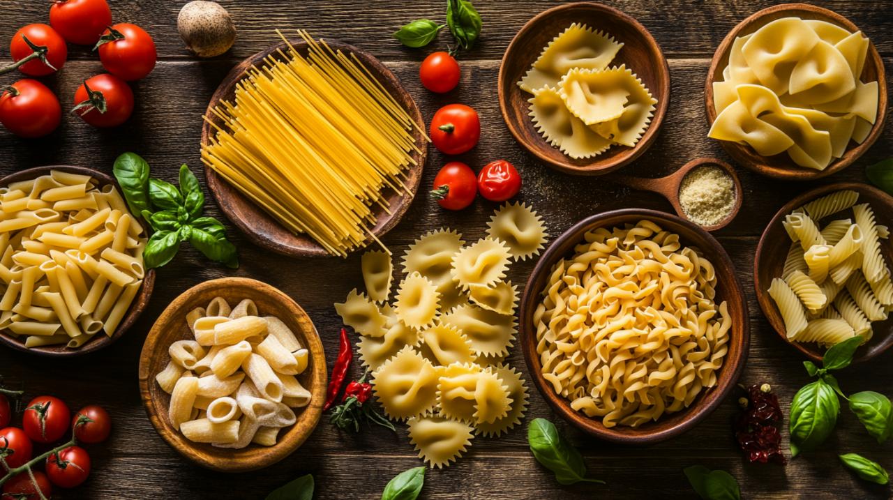 Types de pâtes : Connaissez-vous les différentes formes ? Guide complet ...